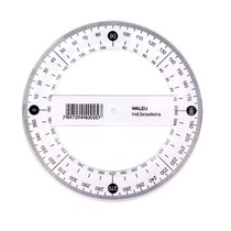 Transferidor 360 Graus Cristal - Waleu