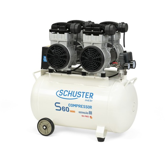 Compressor de Ar S60 GIII Max - Schuster | Melhor preço na Dental Cremer