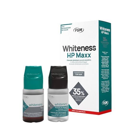 Kit Clareador Whiteness HP Maxx 35% - FGM - Dental Cremer