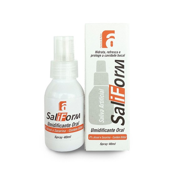 Saliva Artificial Saliform Spray - Fórmula e Ação | Dental Cremer