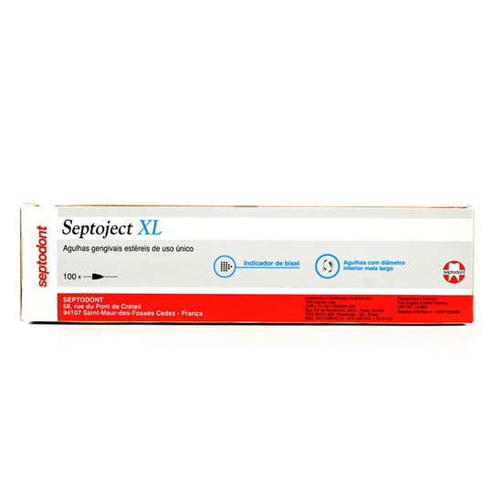 Agulha Gengival Septoject XL | Dental Cremer Produtos Odontológicos